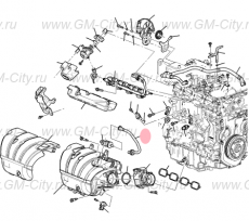 Трубка клапана-испарителя впускного коллектора купить для Cadillac CTS ...