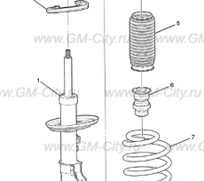 Опора амортизатора переднего купить для Chevrolet Traverse II - 84472032