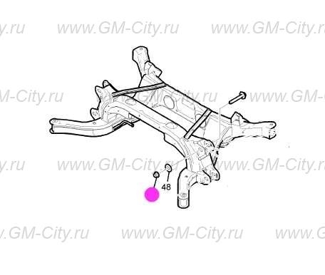 Болт сход развальный купить для Chevrolet Captiva C100 - 95471155