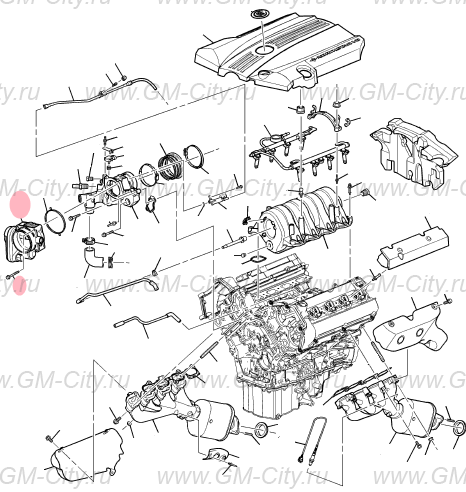 Топливная система для Cadillac SRX І (Кадиллак СРХ 1)