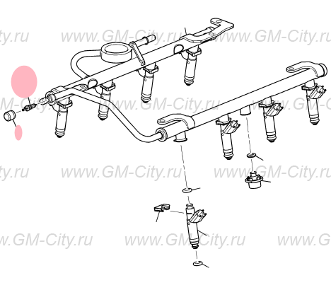 Топливная система для Cadillac SRX І (Кадиллак СРХ 1)