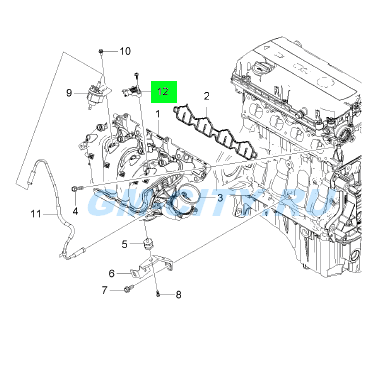 Двигатель для Chevrolet Aveo T255 (Шевроле Авео Т255)
