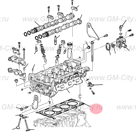 Прокладка головки блока цилиндров купить для Cadillac CTS ІІІ - 12629404