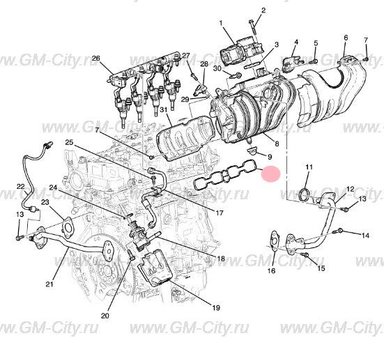 Прокладка коллектора впускного купить для Chevrolet Volt II - 12637018