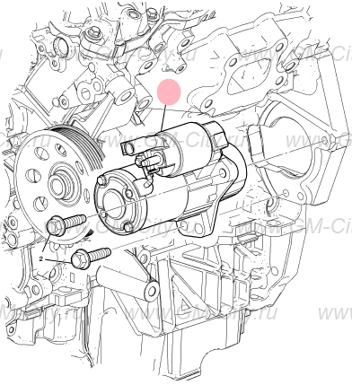Стартер в сборе купить для Cadillac CTS ІІ - 12644788