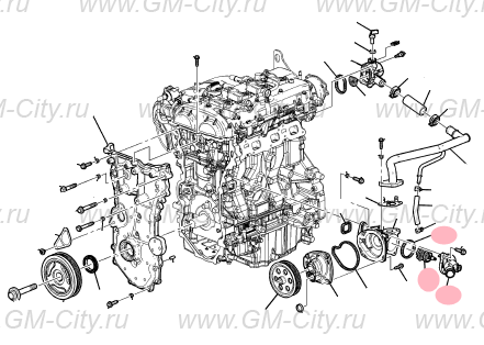 Термостат купить для Cadillac CTS ІІІ - 12651603