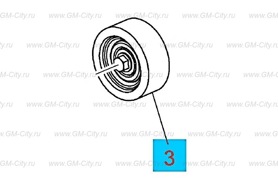 Ролик приводного ремня купить для Chevrolet Malibu - 12657189