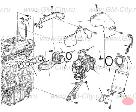 Выпускная система для Cadillac CTS ІІІ (Кадиллак ЦТС 3)