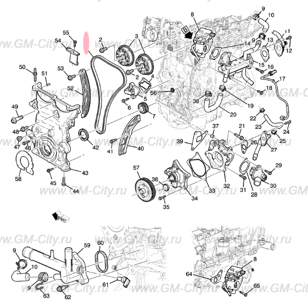 Цепь ГРМ 1.5 купить для Chevrolet Volt II - 12672278