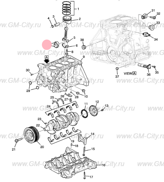 Вкладыши шатунные к-кт 1.5 купить для Chevrolet Volt II - 12674806
