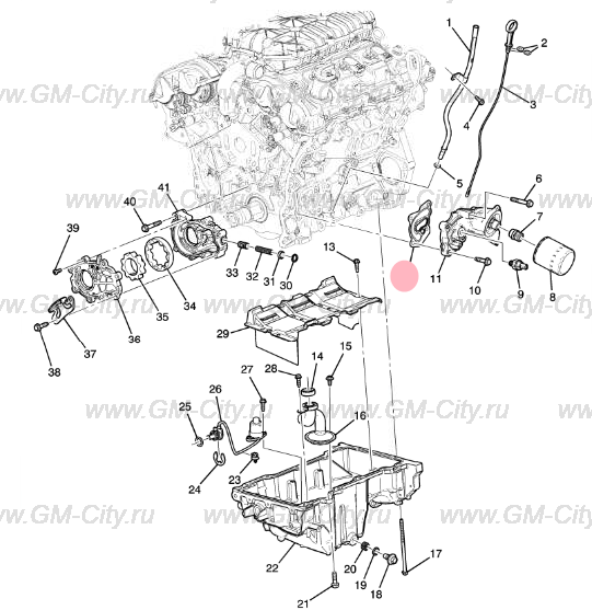 Прокладка фильтра масляного купить для Chevrolet Traverse II - 12687466