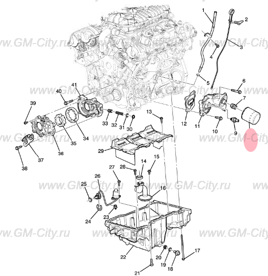 Фильтр масляный купить для Cadillac Escalade IV - 12690385