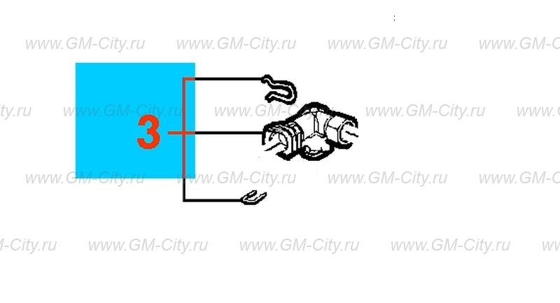 Колено трубки рабочего сцепления купить для Chevrolet Cobalt - 13105589