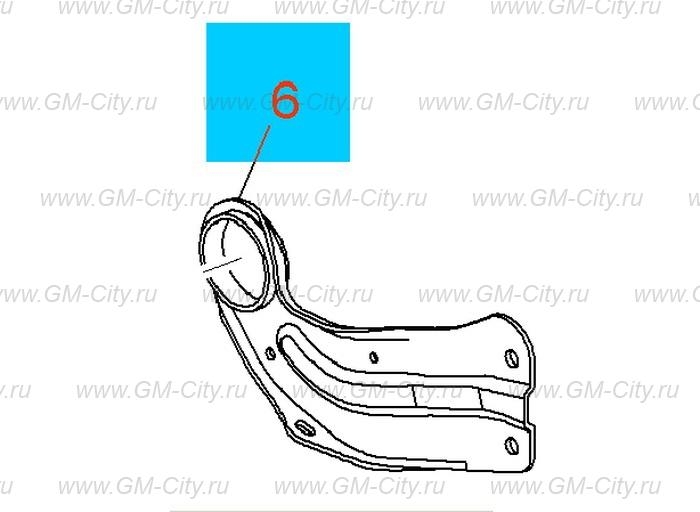 Продольный рычаг заднего подвеса купить для Chevrolet Malibu - 13219145