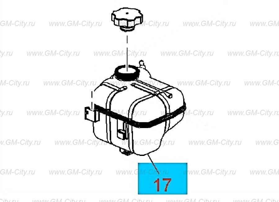 Система охлаждения для Chevrolet Malibu (Шевроле Малибу)