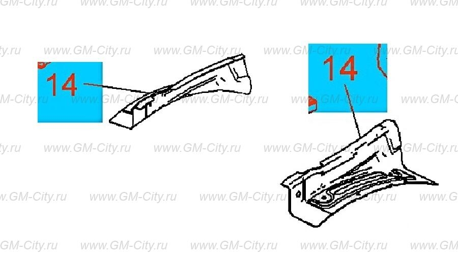Стяжка задняя внутренней панеди передних колес купить для Chevrolet ...