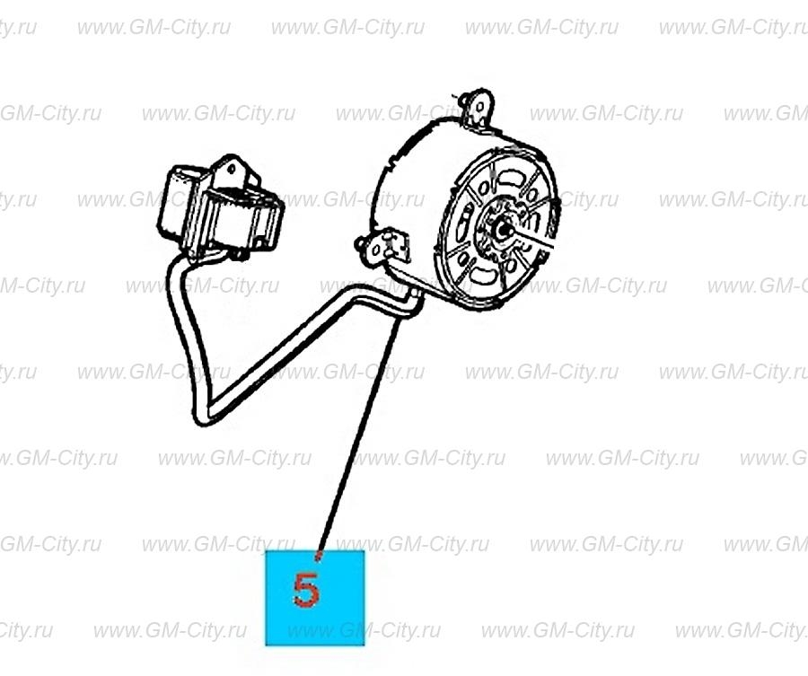 Вентилятор охлаждения двигателя купить для Chevrolet Malibu - 13241731