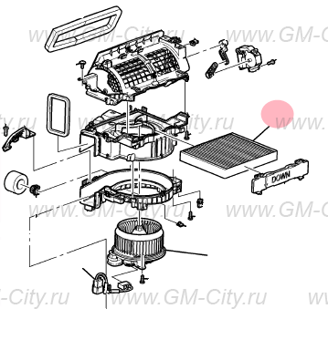 Кондиционер - отопление для Cadillac CTS ІІІ (Кадиллак ЦТС 3)