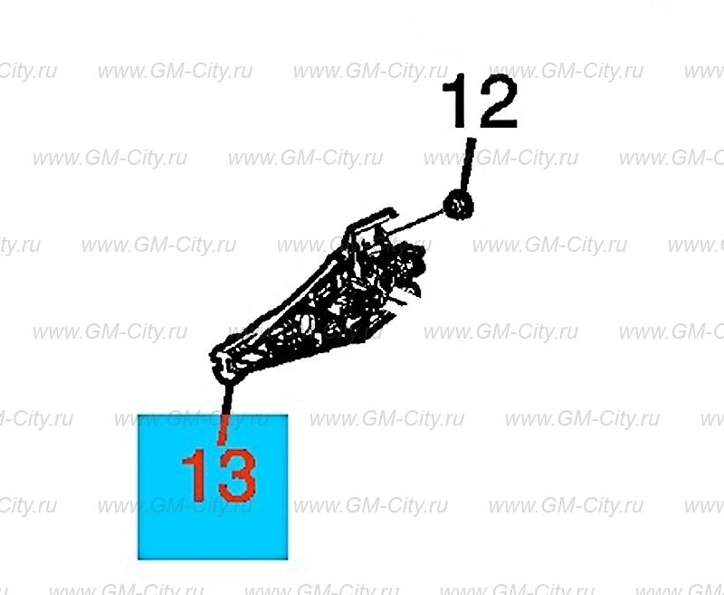 Кронштейн ручки наружной боковой задней двери купить для Chevrolet ...