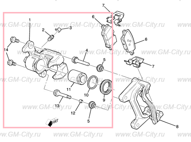 Тормозная система для Chevrolet TrailBlazer III (Шевроле Треилблейзер 3)