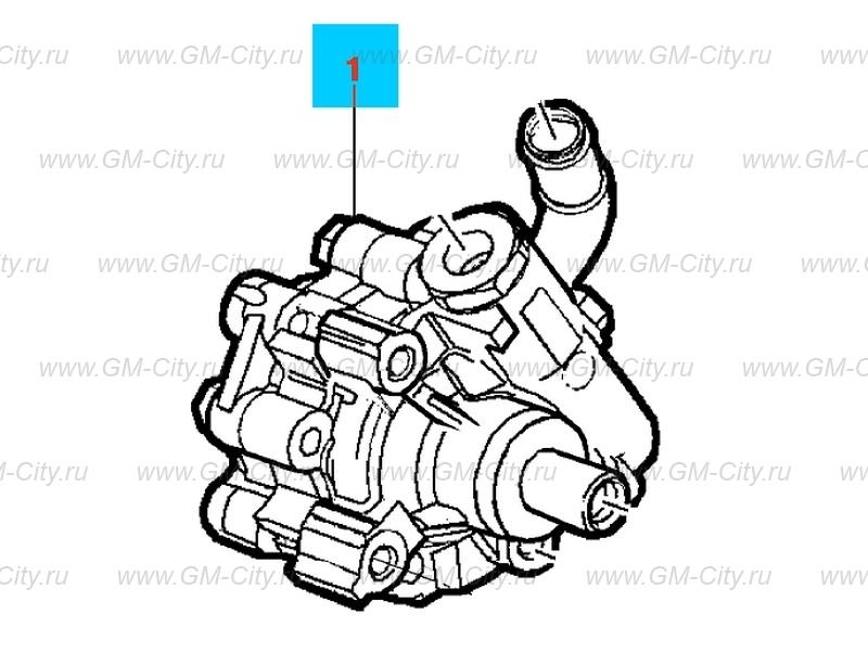 Насос рулевого управления купить для Chevrolet Cobalt - 13578791