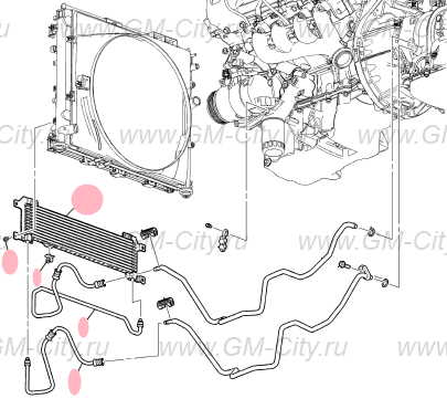 Охладитель масла АКПП купить для Cadillac SRX І - 19130449