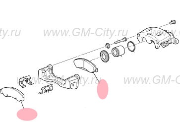 Тормозная система для Cadillac Escalade ІІІ (Кадиллак Эскалейд 3)