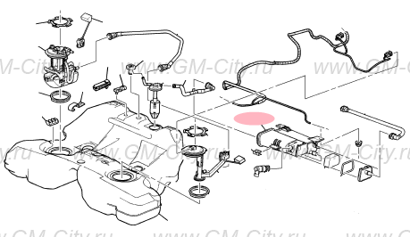 Топливная система для Cadillac SRX І (Кадиллак СРХ 1)