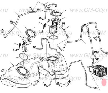 Топливная система для Cadillac ATS (Кадиллак АТС)