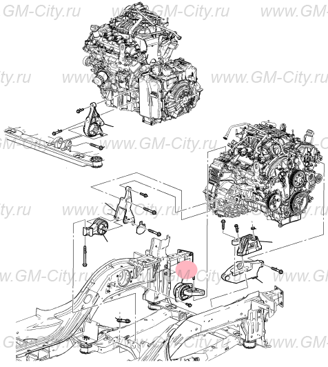 Сцепление, трансмиссия, КПП для Cadillac SRX ІІ (Кадиллак СРХ 2)