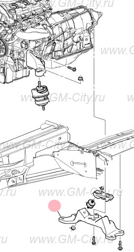 Опора АКПП купить для Cadillac CTS ІІ - 20945771