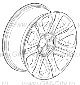 Диск алюминиевый купить для Cadillac Escalade IV - 20997833
