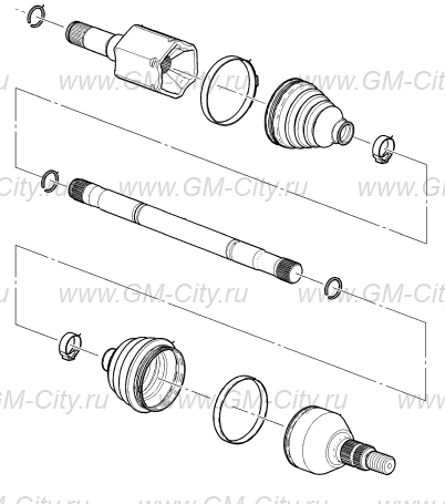 Сцепление, трансмиссия, КПП для Cadillac SRX ІІ (Кадиллак СРХ 2)