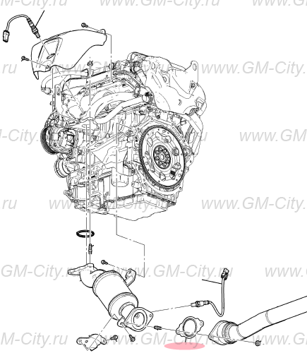 Выпускная система для Cadillac CTS ІІІ (Кадиллак ЦТС 3)