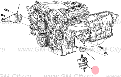 Опора двигателя купить для Cadillac CTS ІІ - 22783392