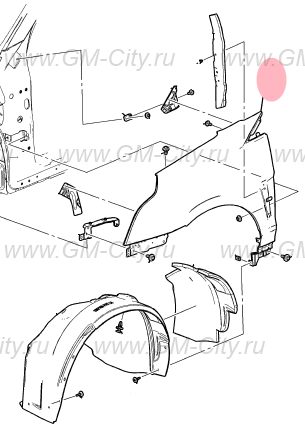 Кузовные запчасти для Cadillac SRX ІІ (Кадиллак СРХ 2)