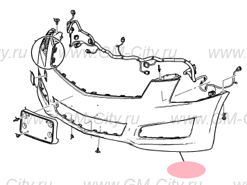 Бампер передний купить для Cadillac ATS - 22878681