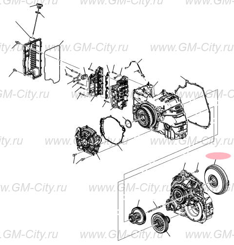 Сцепление, трансмиссия, КПП для Cadillac SRX ІІ (Кадиллак СРХ 2)