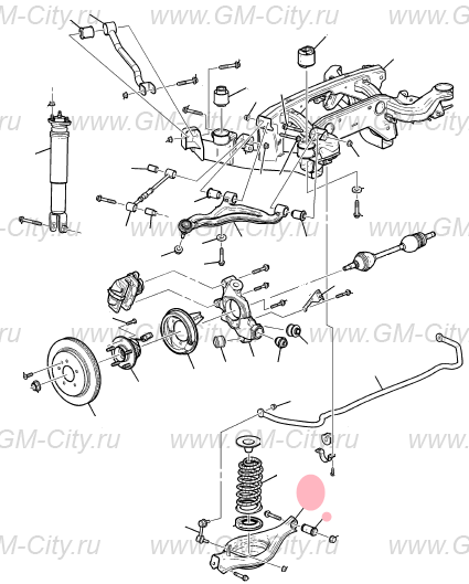 Подвеска для Cadillac SRX І (Кадиллак СРХ 1)