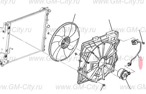 Резистор вентилятора радиатора купить для Cadillac CTS ІІ - 25881844