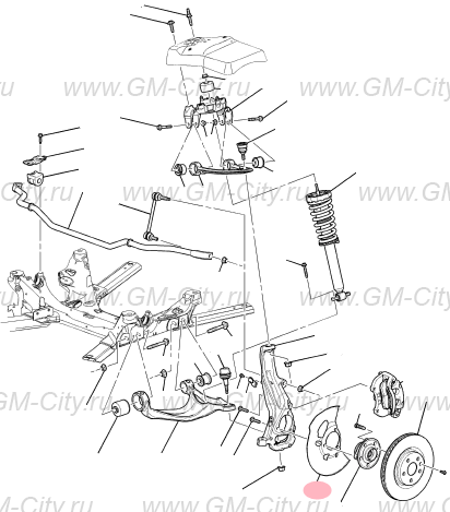 Подвеска для Cadillac CTS ІІ (Кадиллак ЦТС 2)