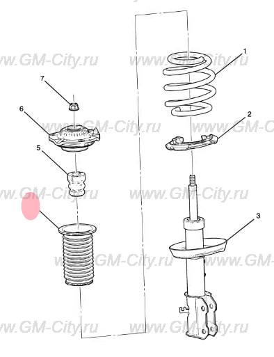 Пыльник амортизатора переднего купить для Chevrolet TrailBlazer III ...