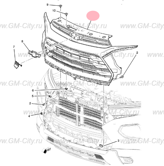 Кузовные запчасти для Chevrolet TrailBlazer III (Шевроле Треилблейзер 3)