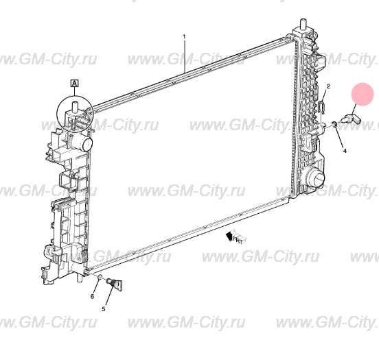 Датчик температуры антифриза купить для Chevrolet TrailBlazer III ...