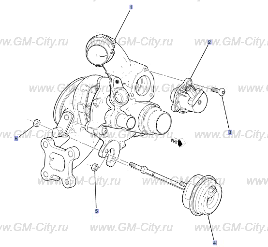 Турбина купить для Chevrolet TrailBlazer III - 55513088