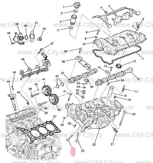 Двигатель для Cadillac SRX ІІ (Кадиллак СРХ 2)
