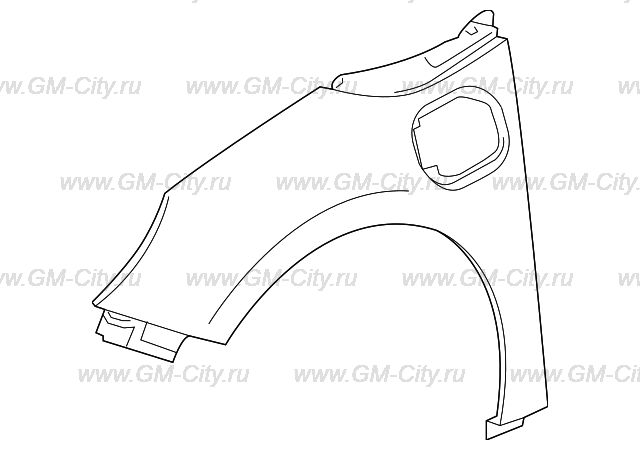 Крыло переднее левое купить для Chevrolet Volt II - 84030923