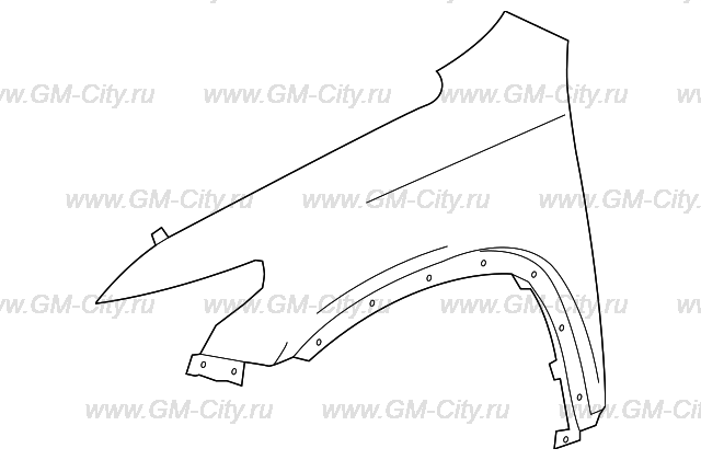 Кузовные запчасти для Chevrolet Traverse II (Шевроле Траверс 2)