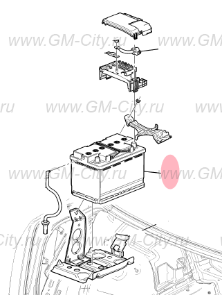 Аккумулятор купить для Cadillac CTS ІІІ - 88864542