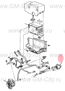 Стартер в сборе купить для Cadillac SRX І - 89017760